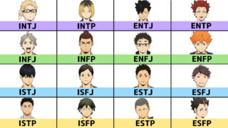 【MBTI】アニメ・キャラクター！一緒のタイプを探そう！ | インフルエンサー・ダイジェスト